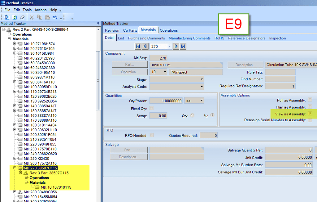 Method Tracker in E10 - Epicor ERP 10 - Epicor User Help Forum