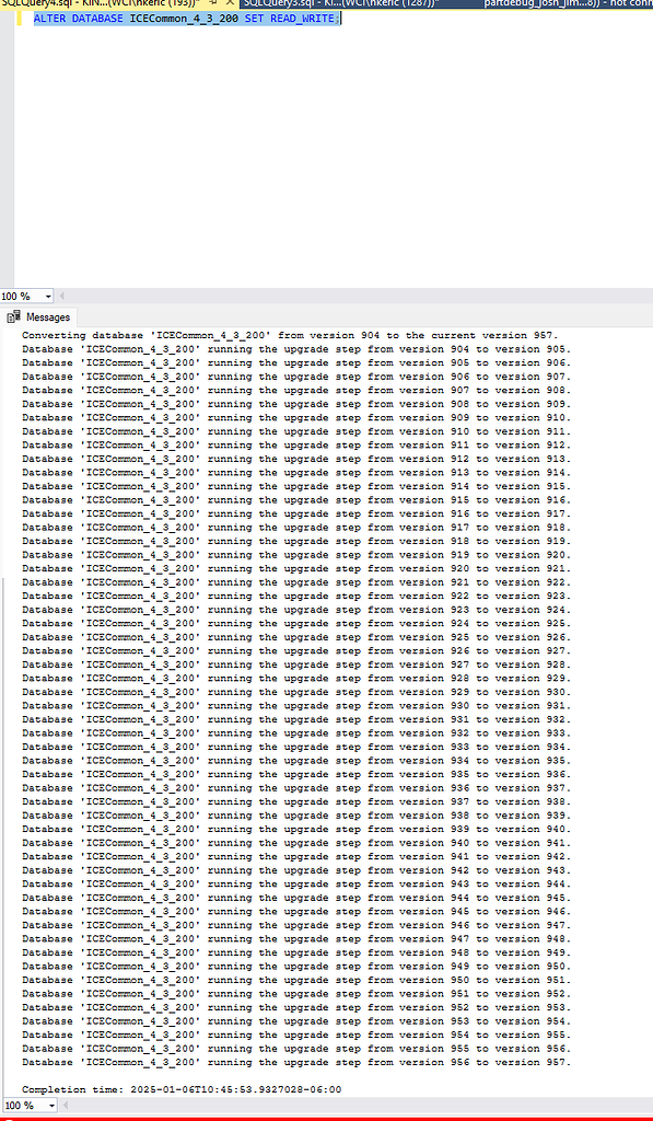 SQL Upgrades Breaks ICECommon DB and Admin Console - Kinetic ERP - Epicor User Help Forum
