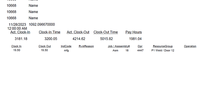Ssrs Report How To Return Each Row With Data In Field Kinetic Erp Epicor User Help Forum