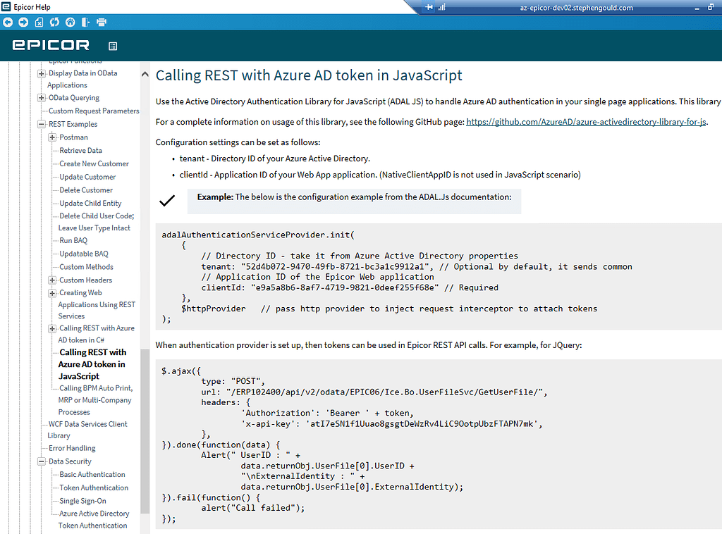 Azure Ad Authentication Rest Via Javascript Angular Experts