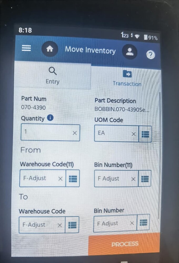 Move Inventory in EKW - Epicor ERP 10 - Epicor User Help Forum