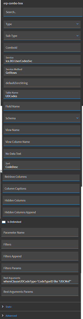 Ud Field Combo Box Clear Entry Kinetic Erp Epicor User Help Forum