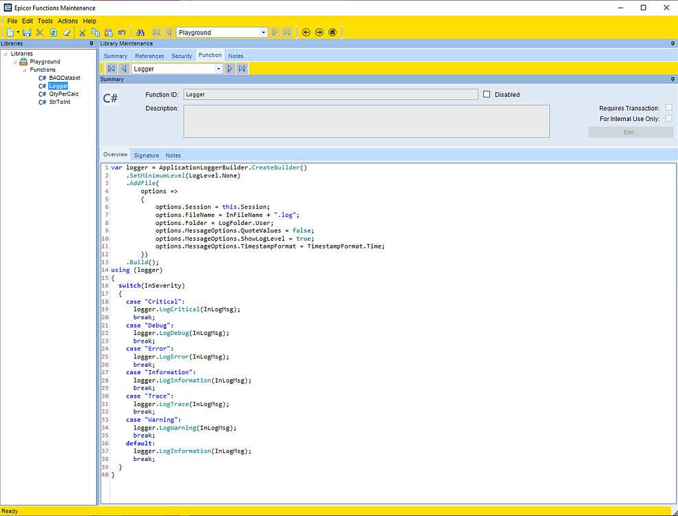 Application logging in 2024.2? - Kinetic ERP - Epicor User Help Forum