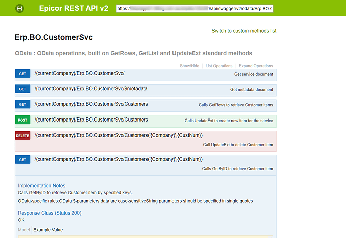 REST Services V2 - Epicor ERP 10 - Epicor User Help Forum