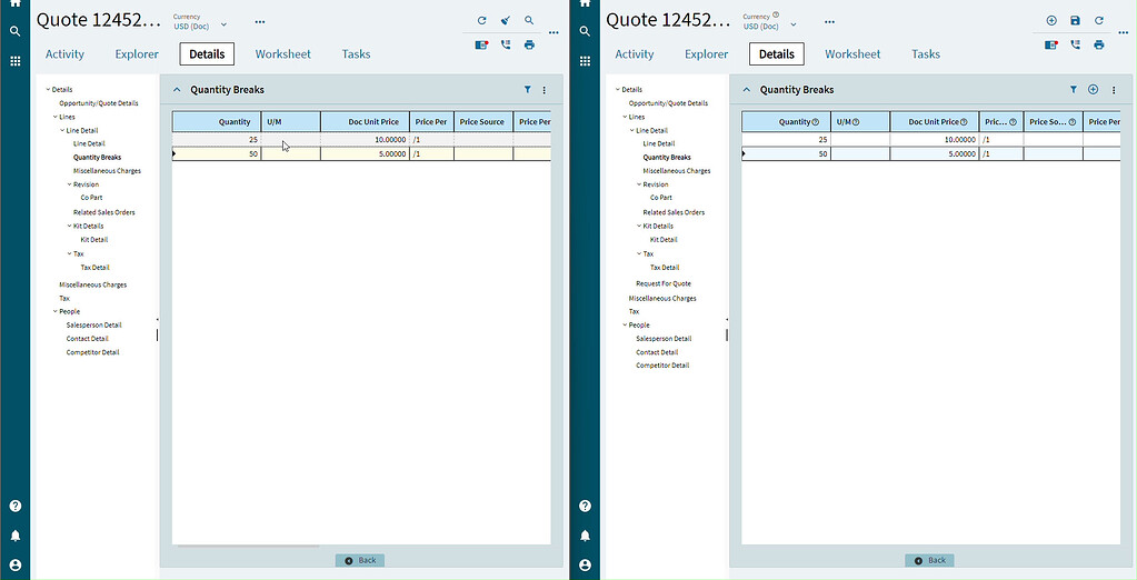 Invisible field in a table - Kinetic ERP - Epicor User Help Forum