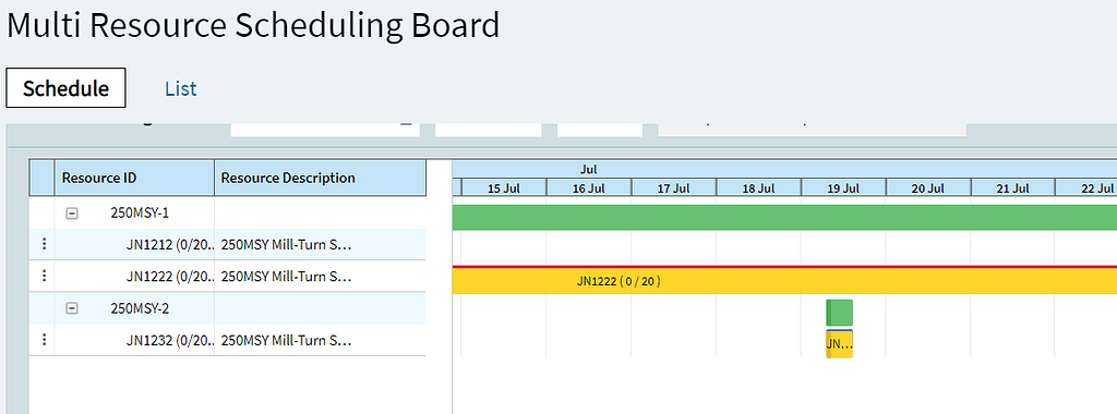How to display additional column on Multi Resource Scheduling Board - Kinetic ERP - Epicor User ...