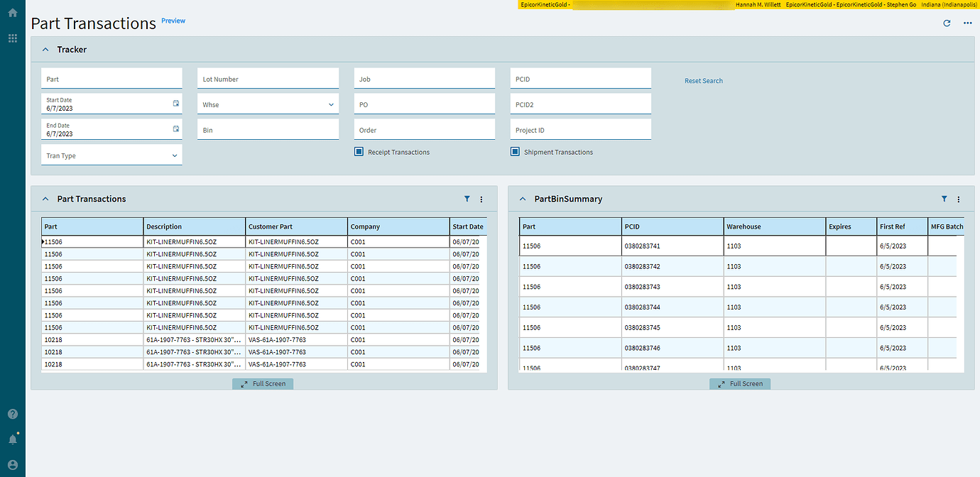 How To: Kinetic Dashboard Uplifts - Experts' Corner - Epicor User Help ...