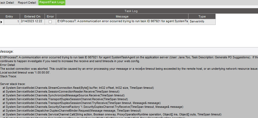 Generate PO suggestions - Epicor ERP 10 - Epicor User Help Forum