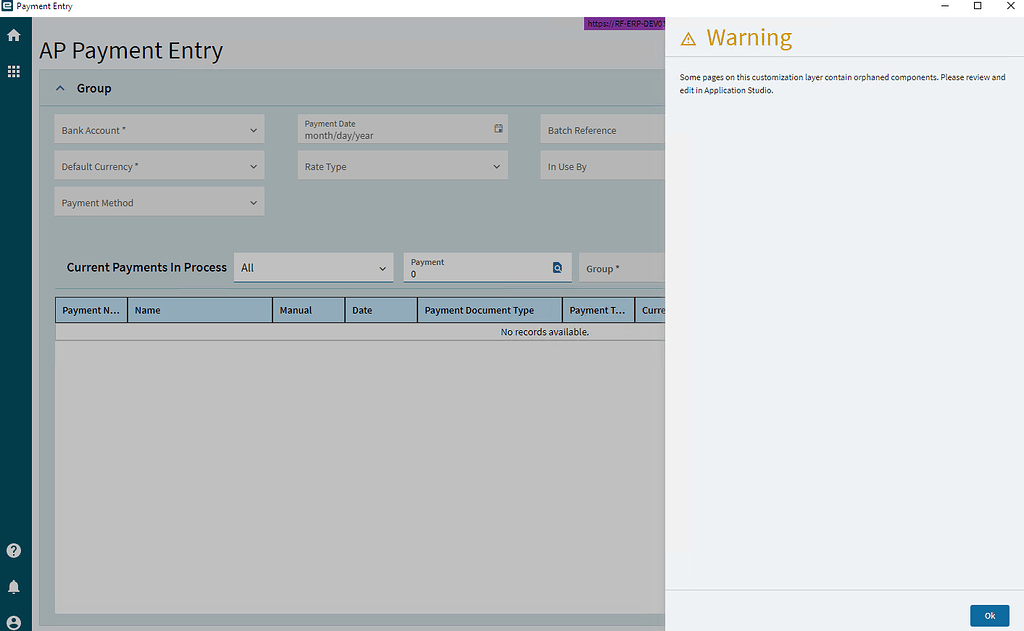 AP Payment Entry UI Issue - Kinetic ERP - Epicor User Help Forum