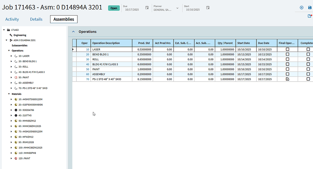 Adding New Material or Operation - Grid View vs Detail View - Kinetic ...
