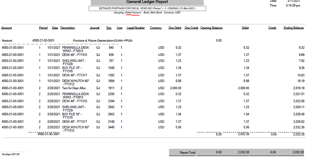 Detail Account and Full Account General Ledger Reports do not Match ...