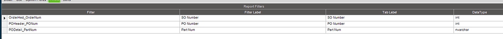 BAQ Report Designer / Filtering & Options - Kinetic ERP - Epicor User ... BAQ Report Designer / Filtering & Options - Kinetic ERP - Epicor User ...