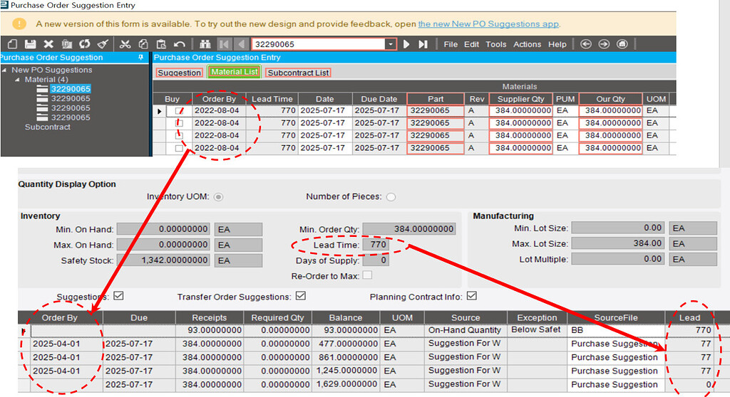 Time Phase Inquiry - Kinetic ERP - Epicor User Help Forum