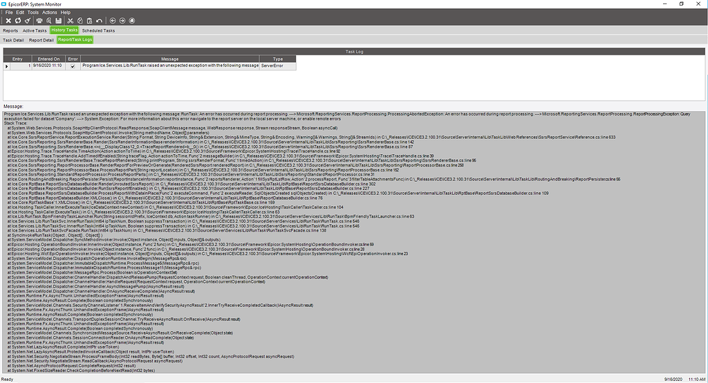 Passing Report Parameters to a BAQ Report - Epicor ERP 10 - Epicor User ...