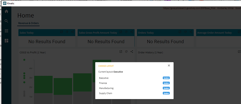 How to get layout back to default - Kinetic ERP - Epicor User Help Forum