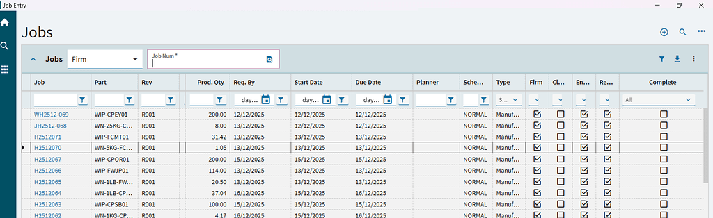 I need to add a Resource Group Description column to a Job Entry form ...