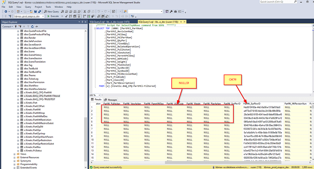 CPQ - BAQ Sync Errors on Large Tables - CPQ (KBMax) - Epicor User Help ...