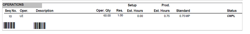 Job Traveler Operation Descriptions not visible - Epicor ERP 10 ...
