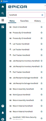 Handheld scanners - Kinetic ERP - Epicor User Help Forum