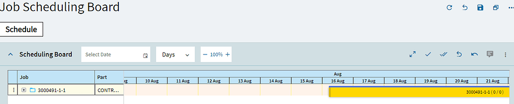 Resource Scheduling Board - Kinetic ERP - Epicor User Help Forum