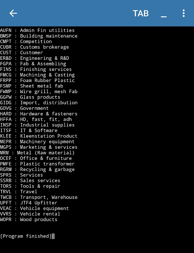Fun: python script to get RESTful data from vendor groups table with ...