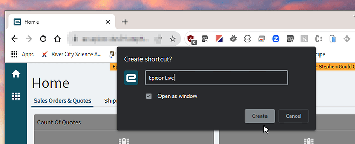 Kinetic browser icon - Kinetic ERP - Epicor User Help Forum