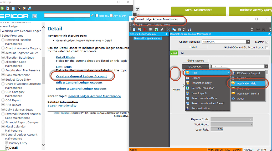 How do you create a new GL Account? - Kinetic ERP - Epicor User Help Forum