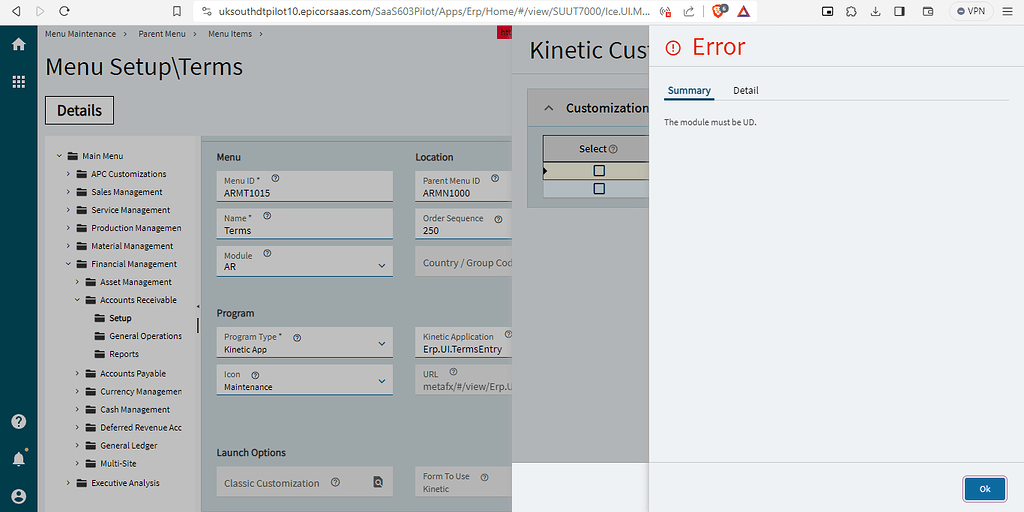 Add Kinetic Customization - Epicor ERP 10 - Epicor User Help Forum