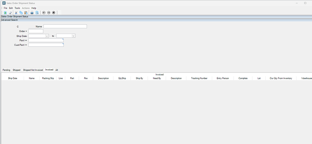 Screen layout changed - Kinetic ERP - Epicor User Help Forum