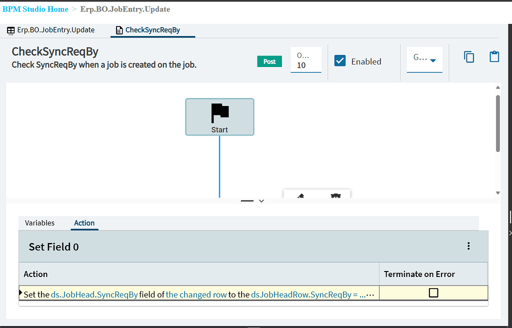 Setting Checkbox to True - Kinetic ERP - Epicor User Help Forum