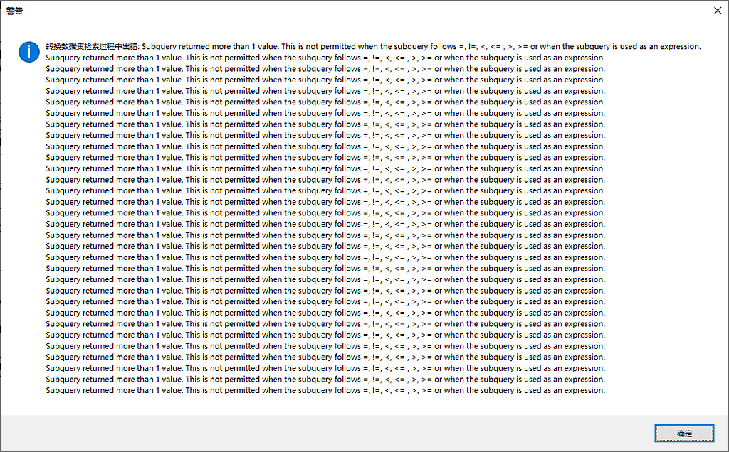 When opening the dashboard, an error occurred. It may be due to a translation issue. Has anyone ...