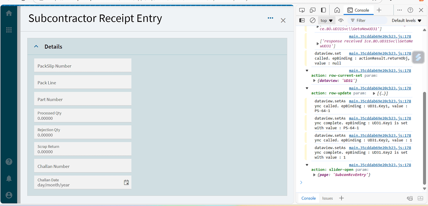 Adding Parent Child Relationship between RcvDtl and UD31 table in Epicor Kinetic - Kinetic ERP ...