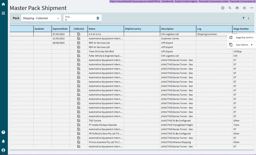 Master Pack Open With Error - Kinetic ERP - Epicor User Help Forum