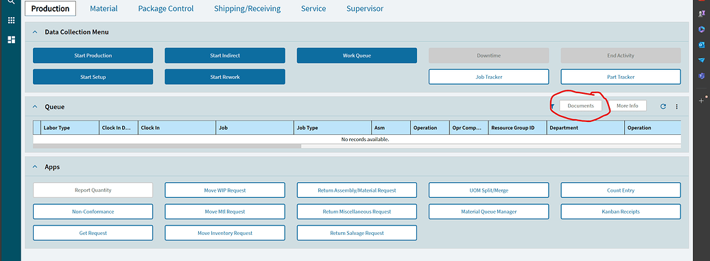 Data Collection (MES) and Documents - Kinetic ERP - Epicor User Help Forum