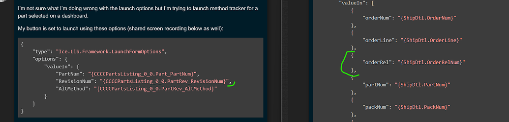 Application Studio - Launch Options for Method Tracker - Kinetic ERP ...