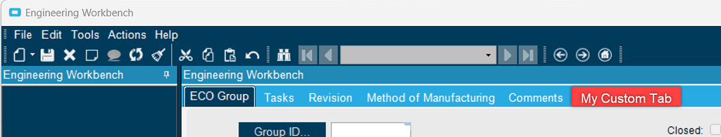 Add Tab/Panel to Standard Program/Form - Epicor ERP 10 - Epicor User Help Forum