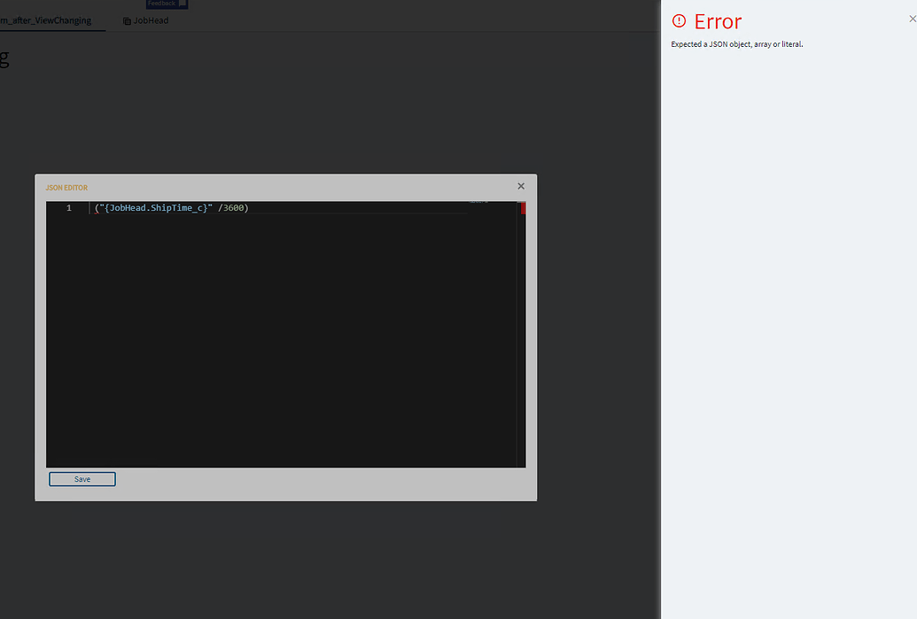 Application studio row update Expression - Kinetic ERP - Epicor User Help Forum