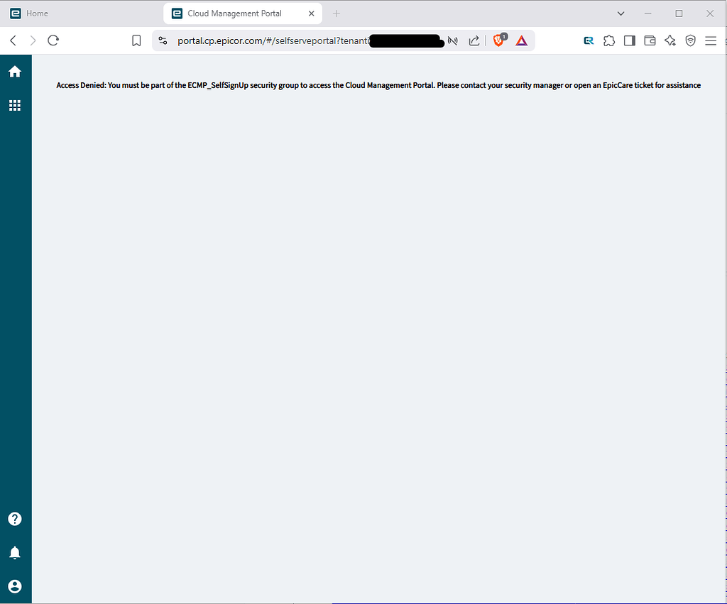 Cloud Management Portal - is this thing on? - Kinetic ERP - Epicor User Help Forum