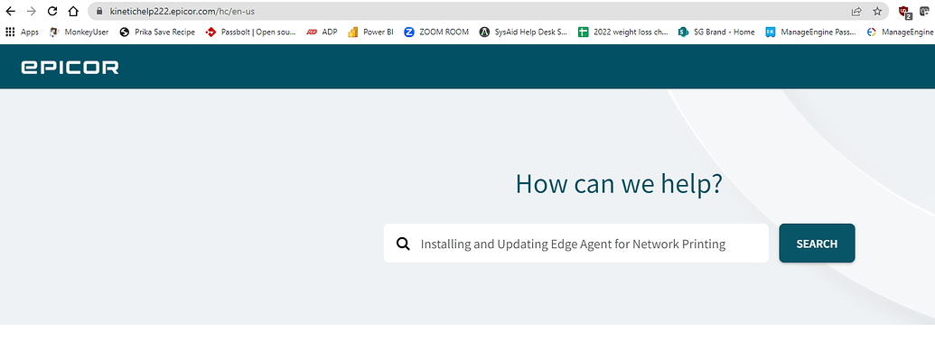 Edge Agent (for Kinetic UX in the Browser) - Experts' Corner - Epicor ...
