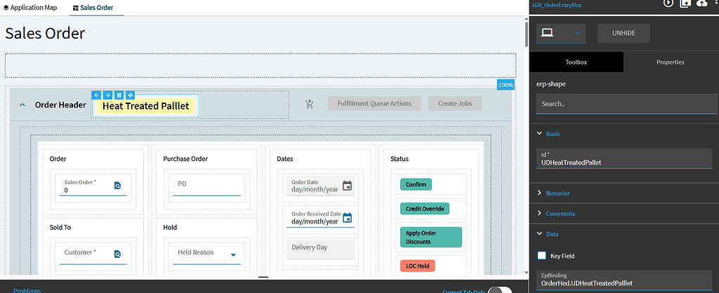 Hiding Shapes in Application Studio - Kinetic ERP - Epicor User Help Forum