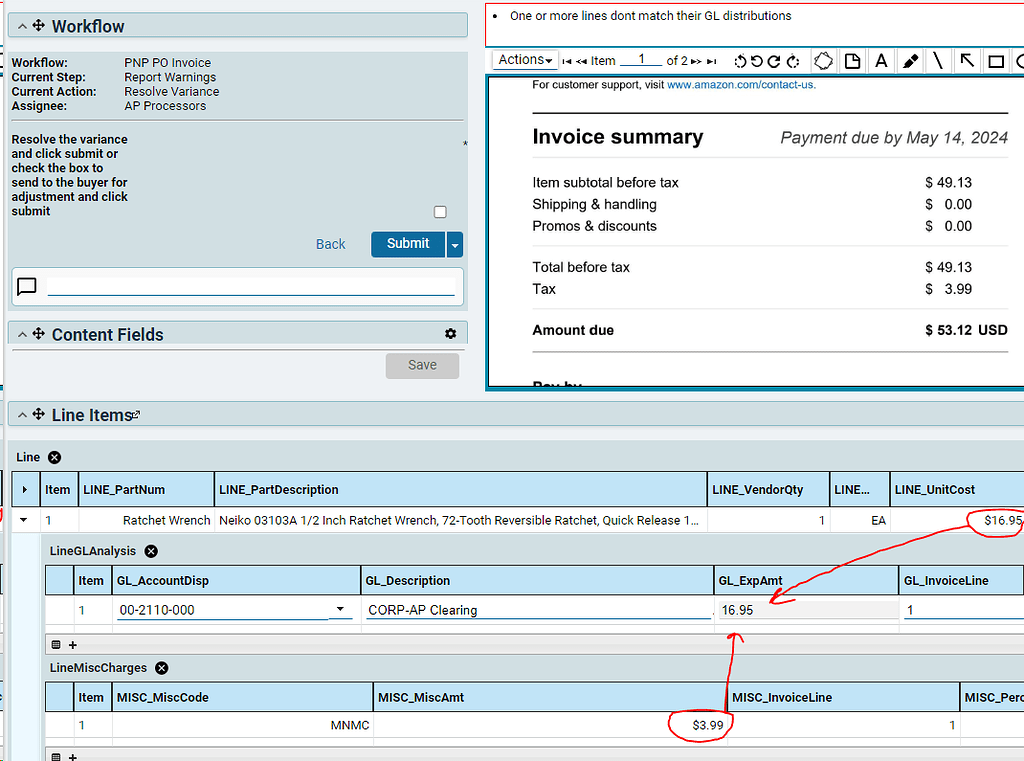 ECM Miscellaneous Line Charge - ECM - Epicor User Help Forum