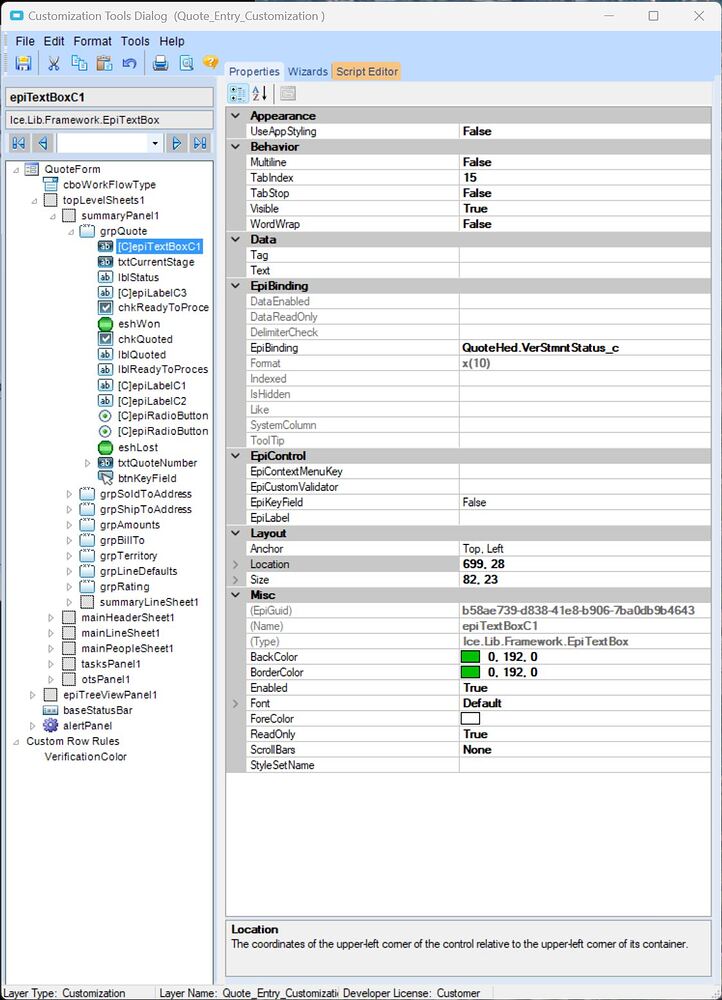 Change Color of UD TextBox Based On Its Value - ERP 10 - Epicor User ... Change Color of UD TextBox Based On Its Value - ERP 10 - Epicor User ...
