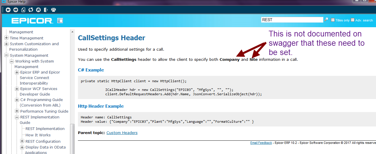 Testing REST SalesOrders service with POSTMAN - Epicor ERP 10 - Epicor ...