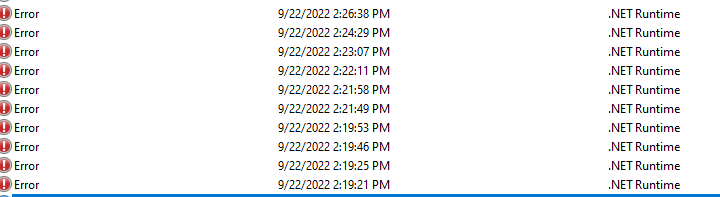Net Runtime Error On Appserver Testing Kinetic 202218 Unhandled Exception Record Not Found