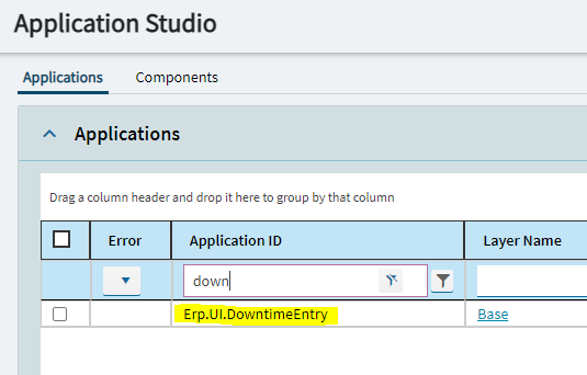 Kinetic MES Application Studio - Kinetic ERP - Epicor User Help Forum