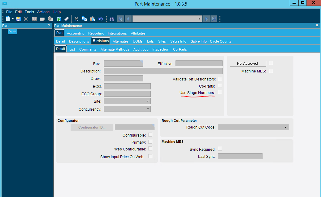 Part revisions - Epicor ERP 10 - Epicor User Help Forum