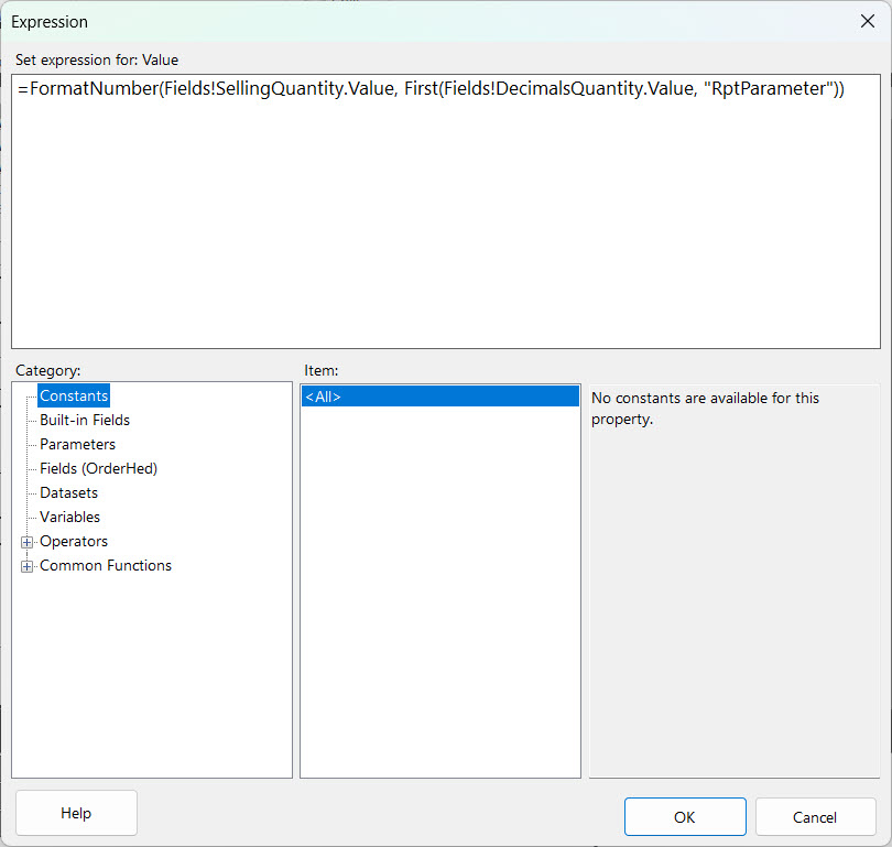 SSRS Edit decimals Epicor - Kinetic ERP - Epicor User Help Forum