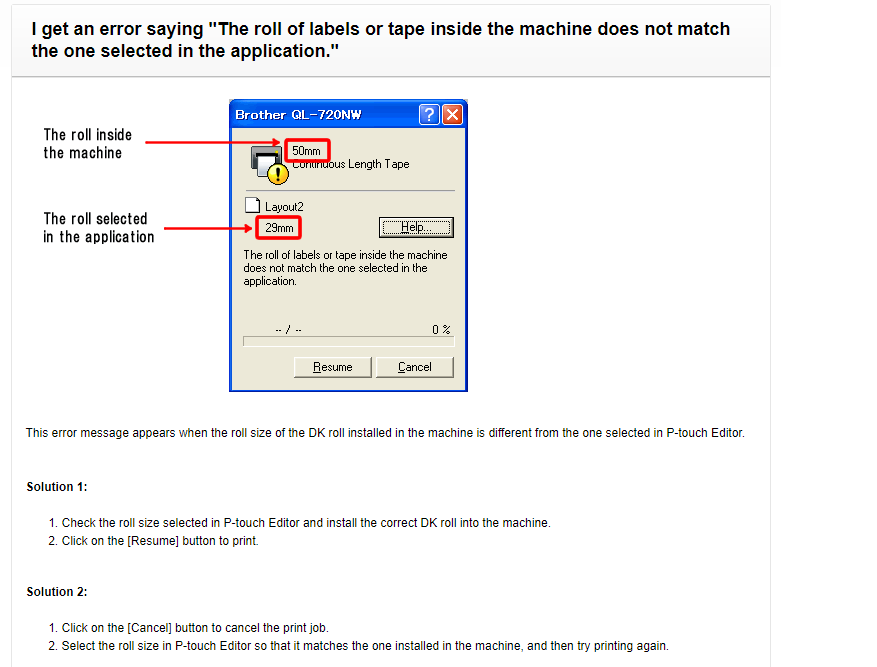 Size mismatch error when printing labels - Kinetic ERP - Epicor User Help Forum