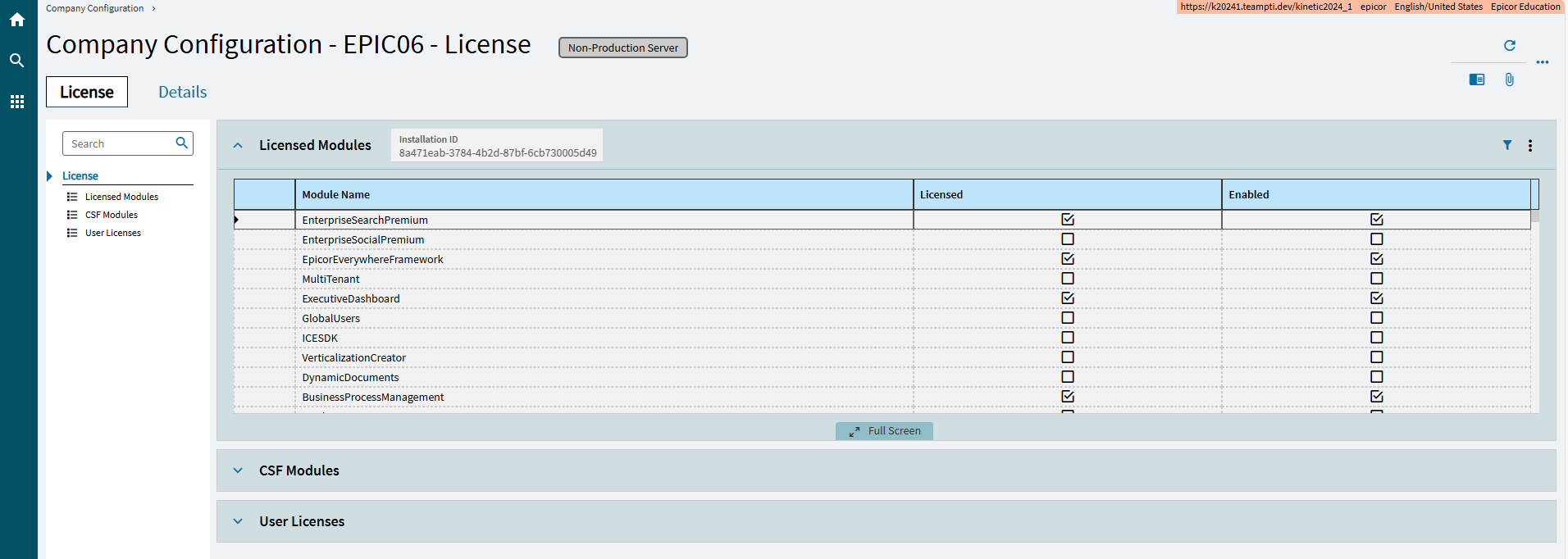 Kinetic modules and status - Kinetic ERP - Epicor User Help Forum