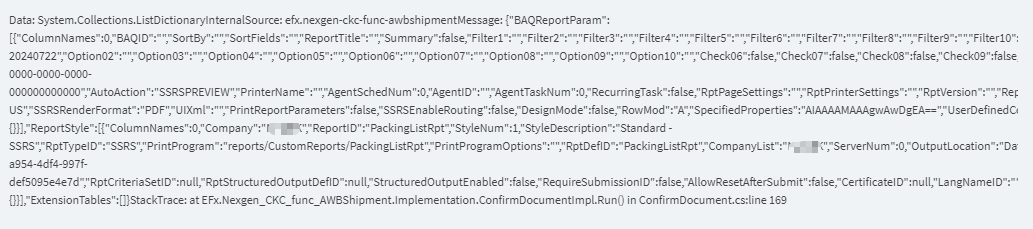 Function request API error - Kinetic ERP - Epicor User Help Forum